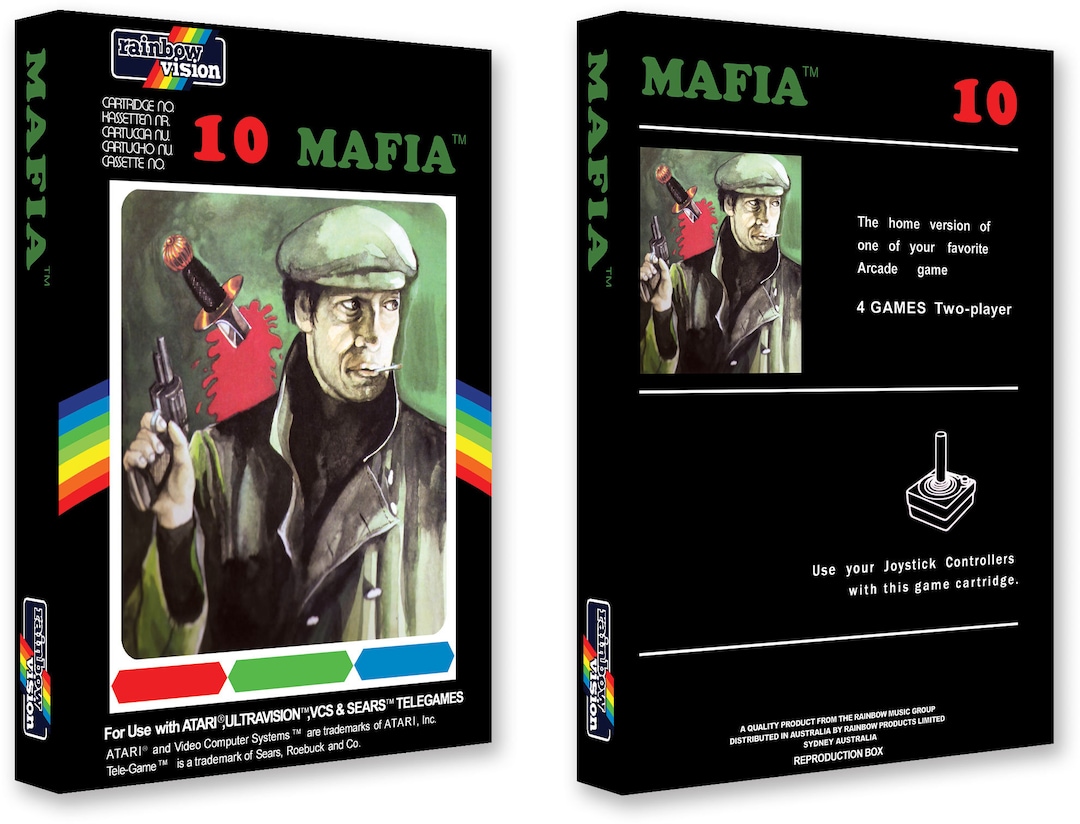 Mafia (box for the Atari 2600 Game) - Etsy
