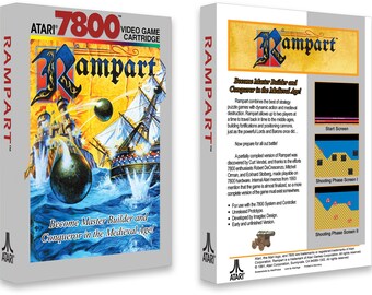 Juno First V2 box for the Atari 2600 Game - Etsy