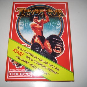 Tarzan (box for the Atari 2600 Game) - Etsy