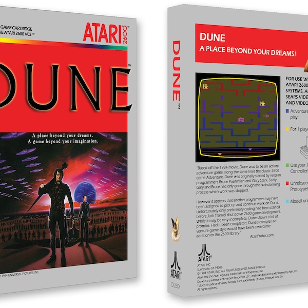 Dune Atari - Etsy