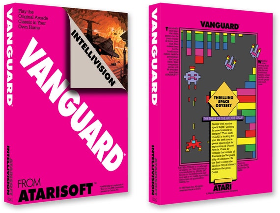 Vanguard box for the Mattel Intellivision Game | Etsy
