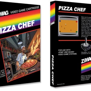 Pizza Chef (box for the Atari 2600 Game) - Etsy