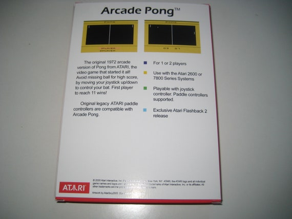 Atari 2600 Games Pong