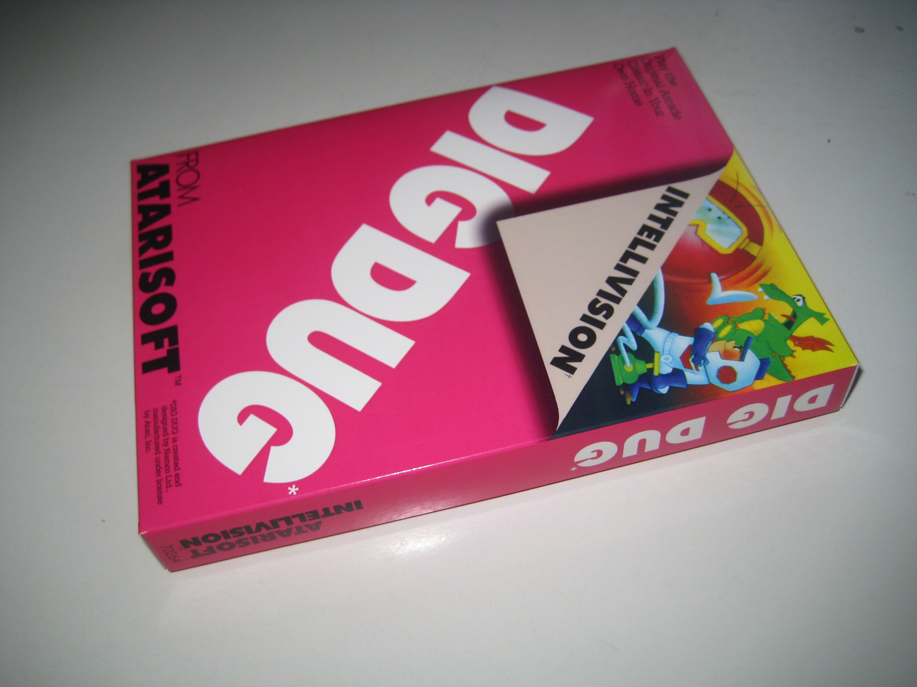 Dig Dug box for the Mattel Intellivision Game - Etsy Ireland