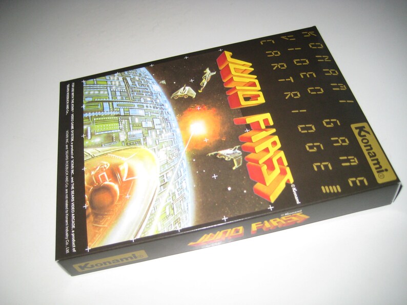 Juno First V2 box for the Atari 2600 Game - Etsy