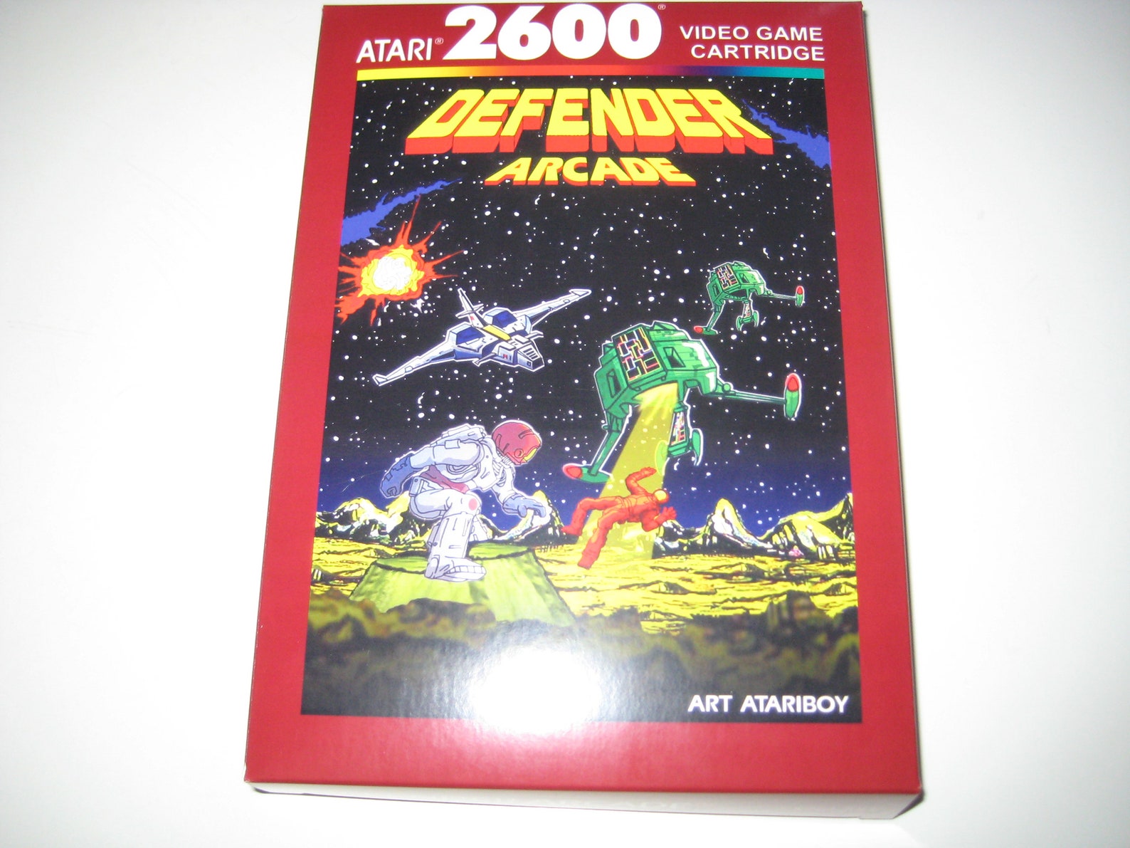 Defender Arcade (box for the Atari 2600 Game) - Etsy