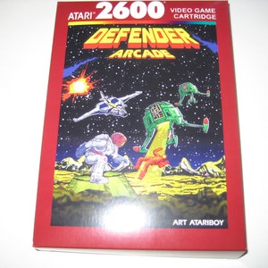 Defender Arcade (box for the Atari 2600 Game) - Etsy
