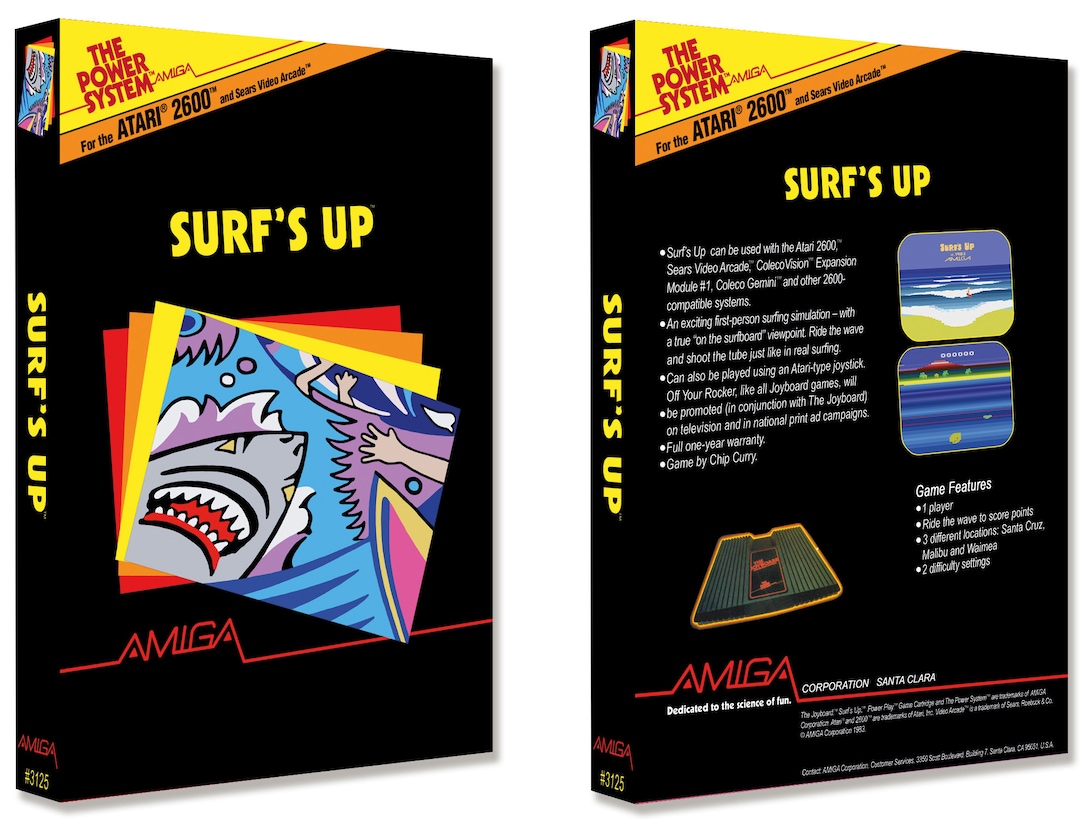 Surf's up (box for the Atari 2600 Game) - Etsy
