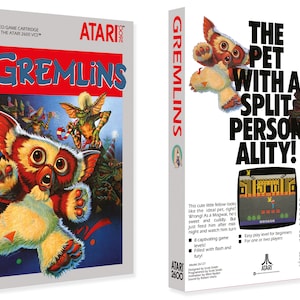 Gremlins (box for the Atari 2600 Game) - Etsy