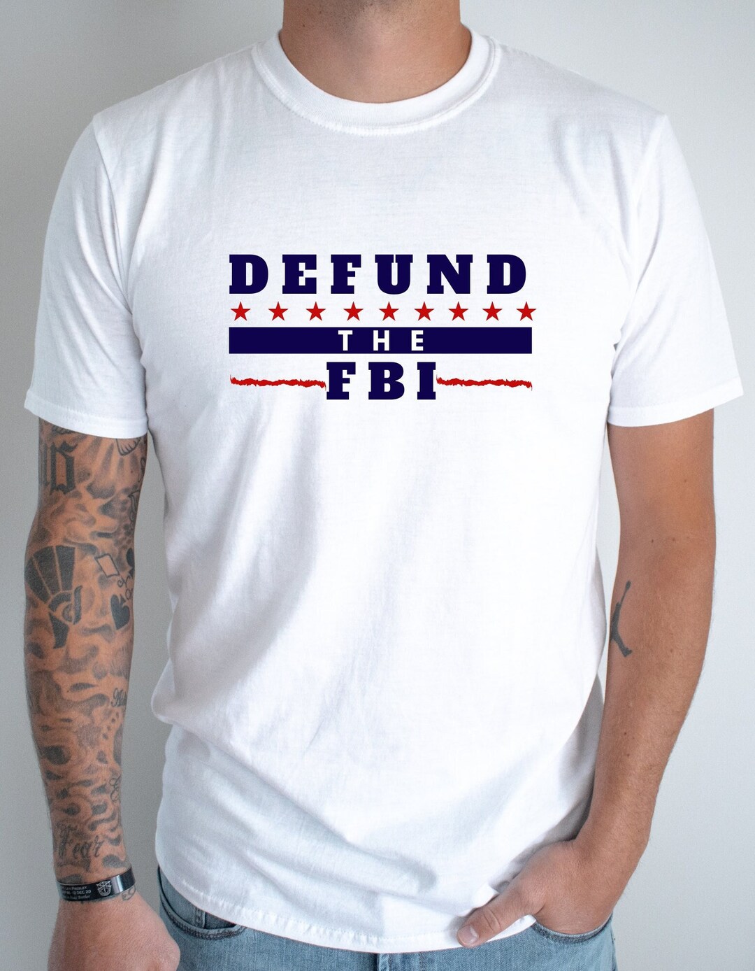 Defund the FBI Shirt Trump Shirt Anti Biden Shirt - Etsy España