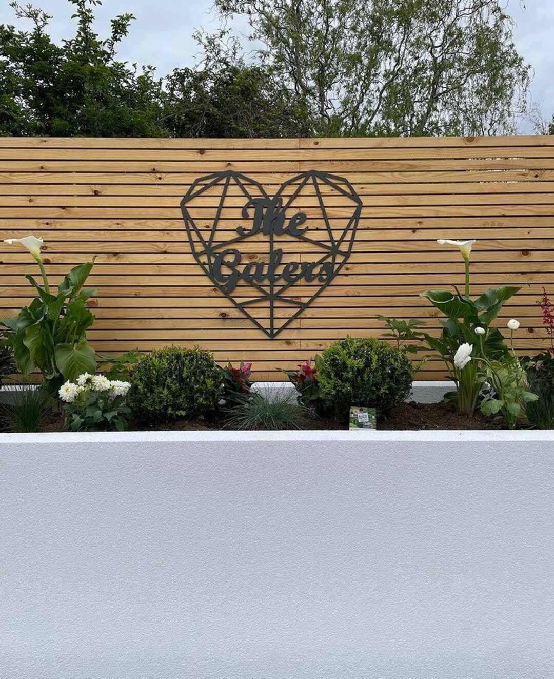 Your name/custom geometric heart metal wall art, metal wall sculpture ...