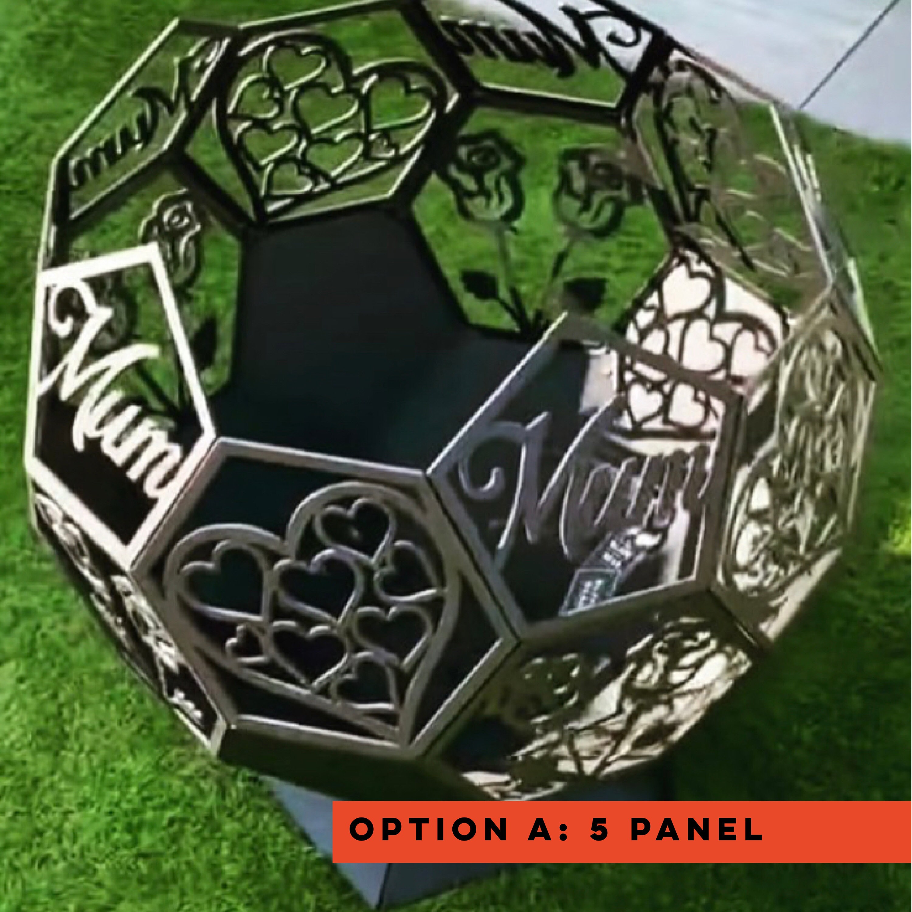 Unique and Modern, Large Metal Personalised/bespoke Fire Pit - Etsy UK