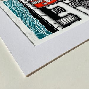 Limited Edition Print of an Original Line Drawing of the Smallest House ...