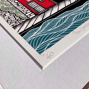 Limited Edition Print of an Original Line Drawing of the Smallest House ...