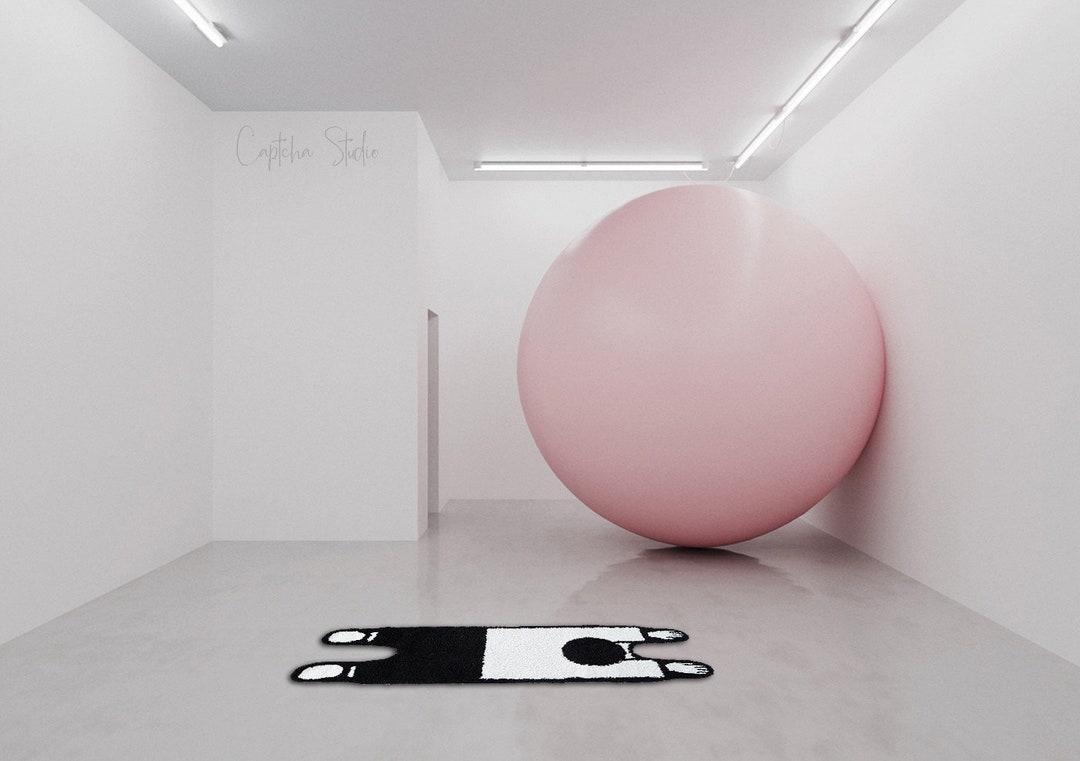 Fluffy Cartoon Rug modern Rug Abstract Rug Unique Rug - Etsy