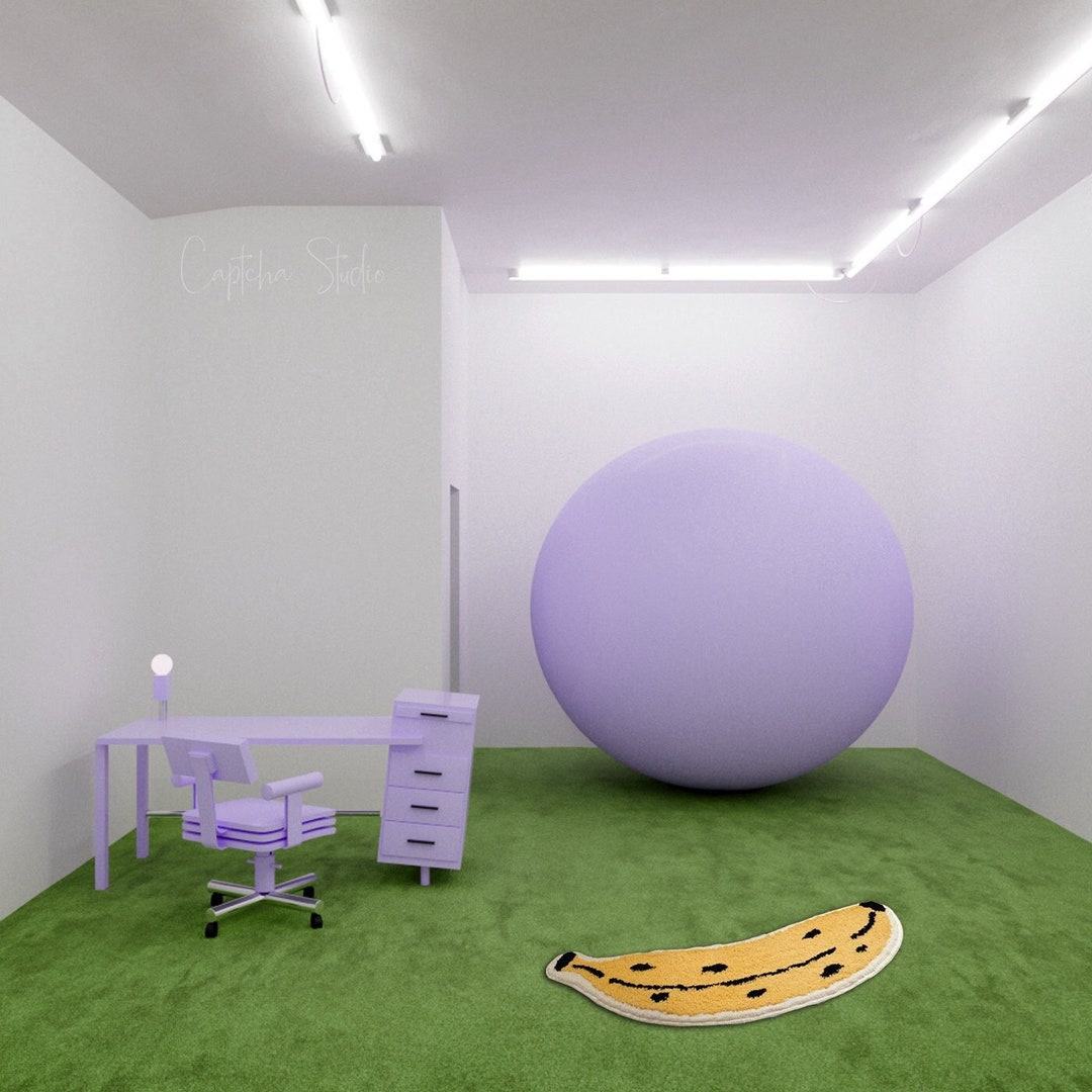 Banana Bath Mat bathroom Unique Rug Nordic Pop Art Carpet - Etsy