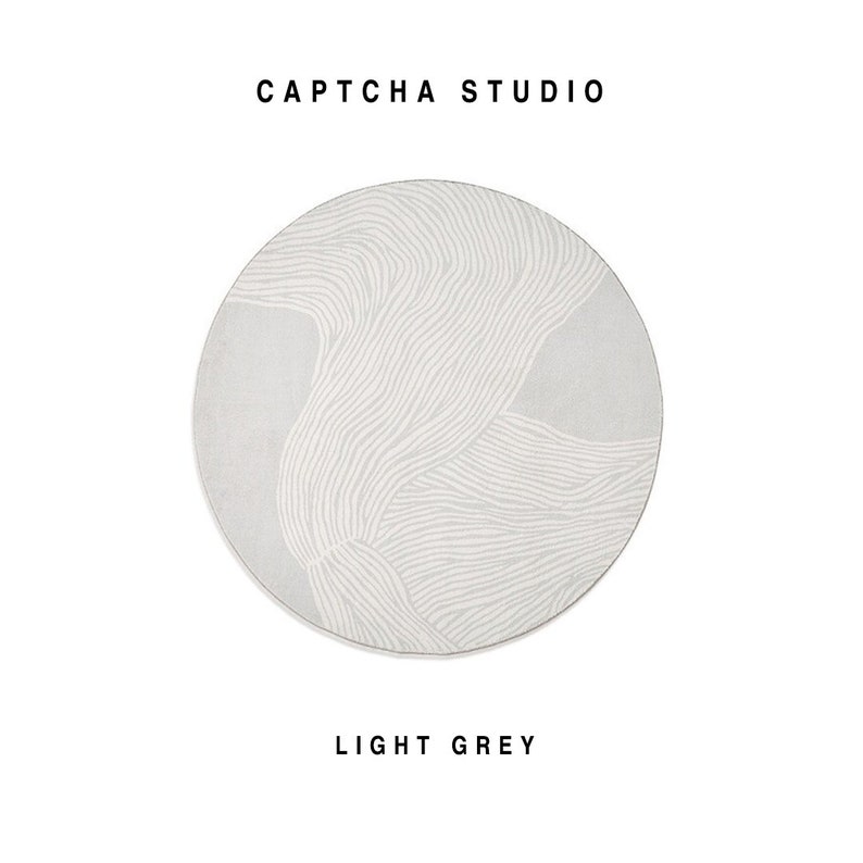 Japanese Style Round Rug soft Rug Abstract Rugs Modern Rug - Etsy