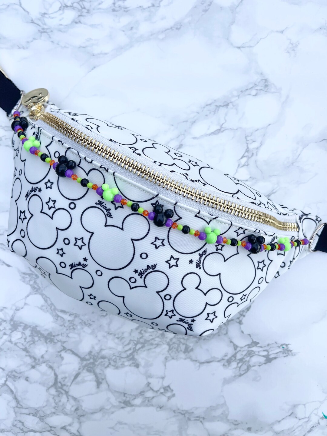 Halloween Oogie Boogie Bash Mickey Minnie Disney Beaded Chain for ...