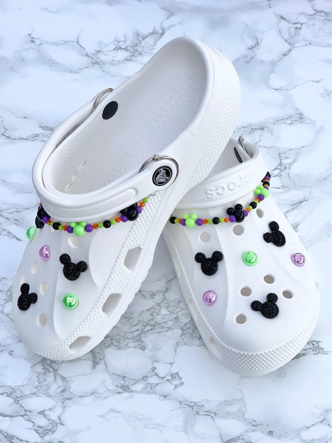 Halloween Oogie Boogie Bash Mickey Minnie Mouse Crocs Chain Set of 2 - Etsy