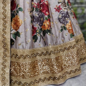 Beautiful Grey Color Lehenga Choli Ready to Wear for Women - Etsy