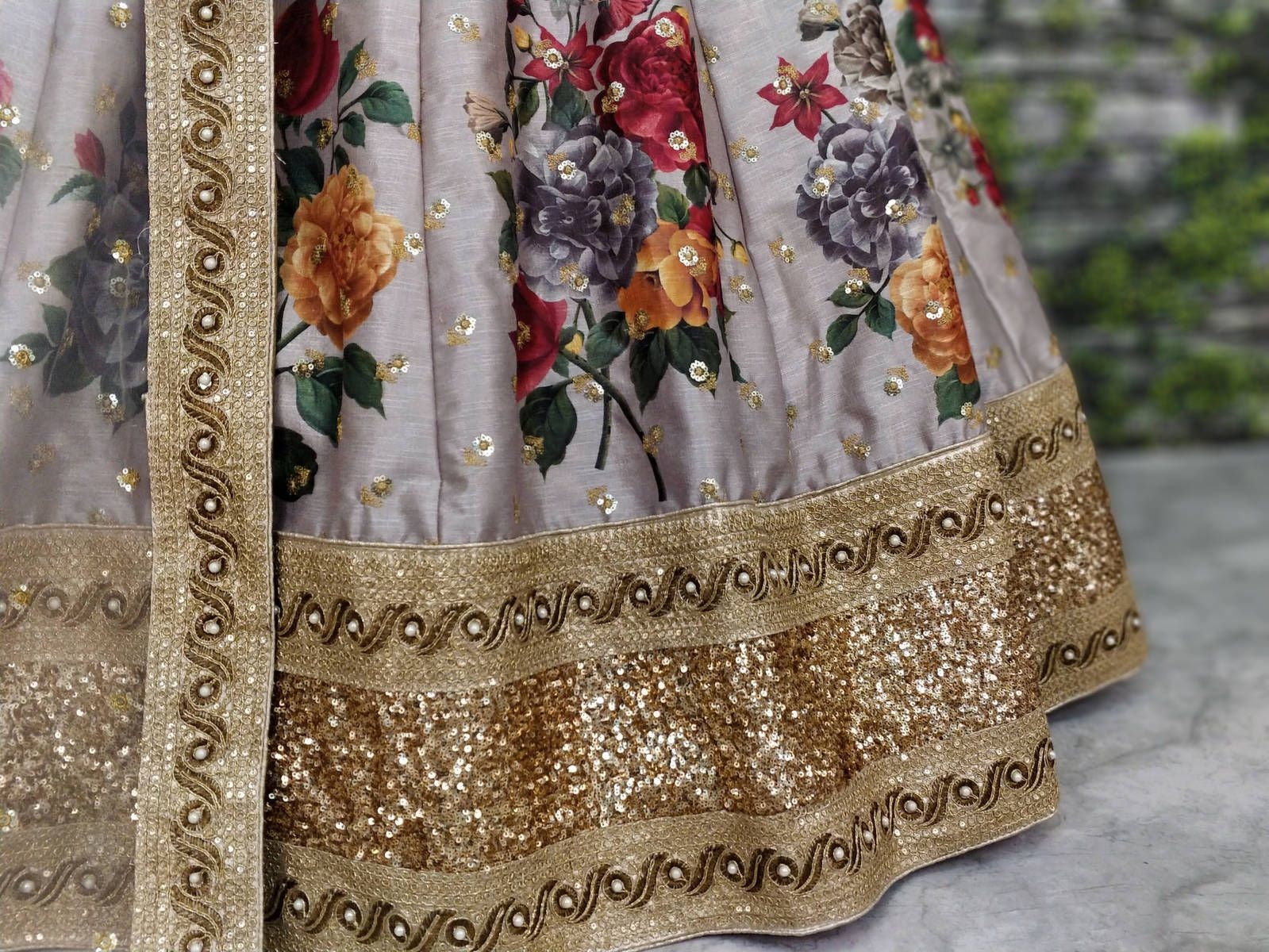 Beautiful Grey Color Lehenga Choli Ready to Wear for - Etsy