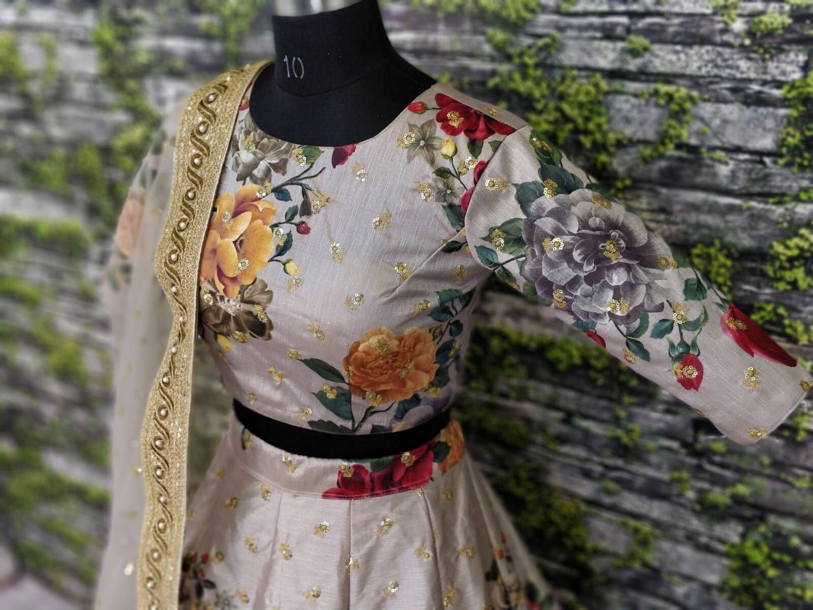 Beautiful Grey Color Lehenga Choli Ready to Wear for - Etsy
