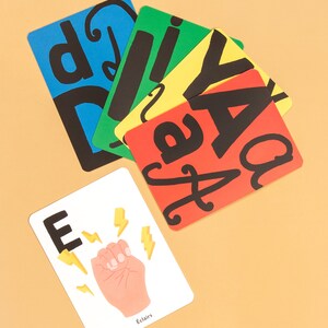 Alphabet Cards Sign Language | Etsy