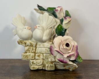 Capodimonte Bird Figurine - Etsy