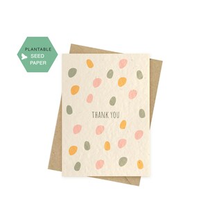 Set of 3 Plantablethank You Cards, Biodegradable Gratitude Cards ...