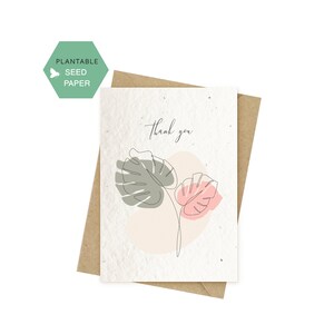 Set of 3 Plantablethank You Cards, Biodegradable Gratitude Cards ...