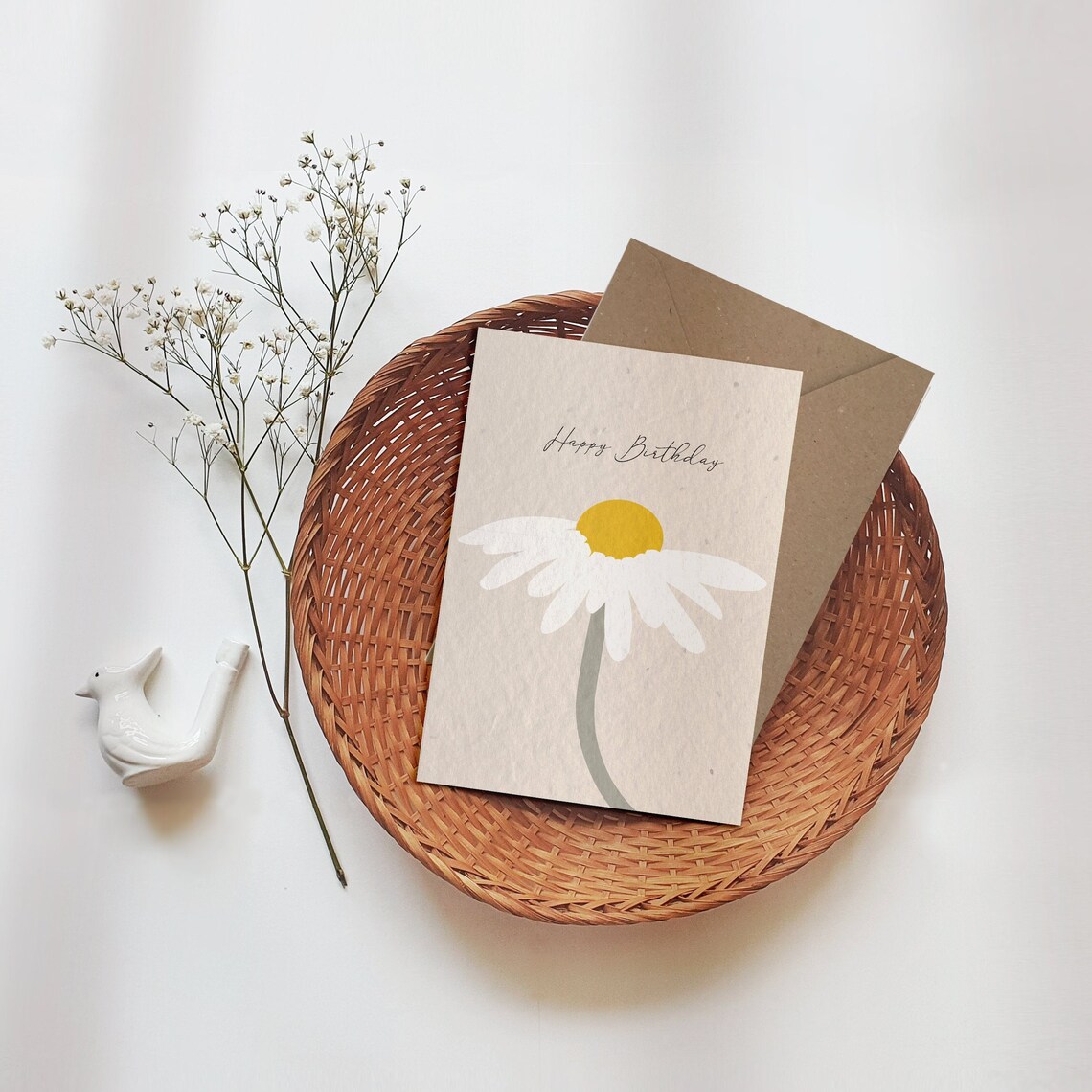 Birthday Plantable Cards Seeded Paper Biodegradable Paper | Etsy