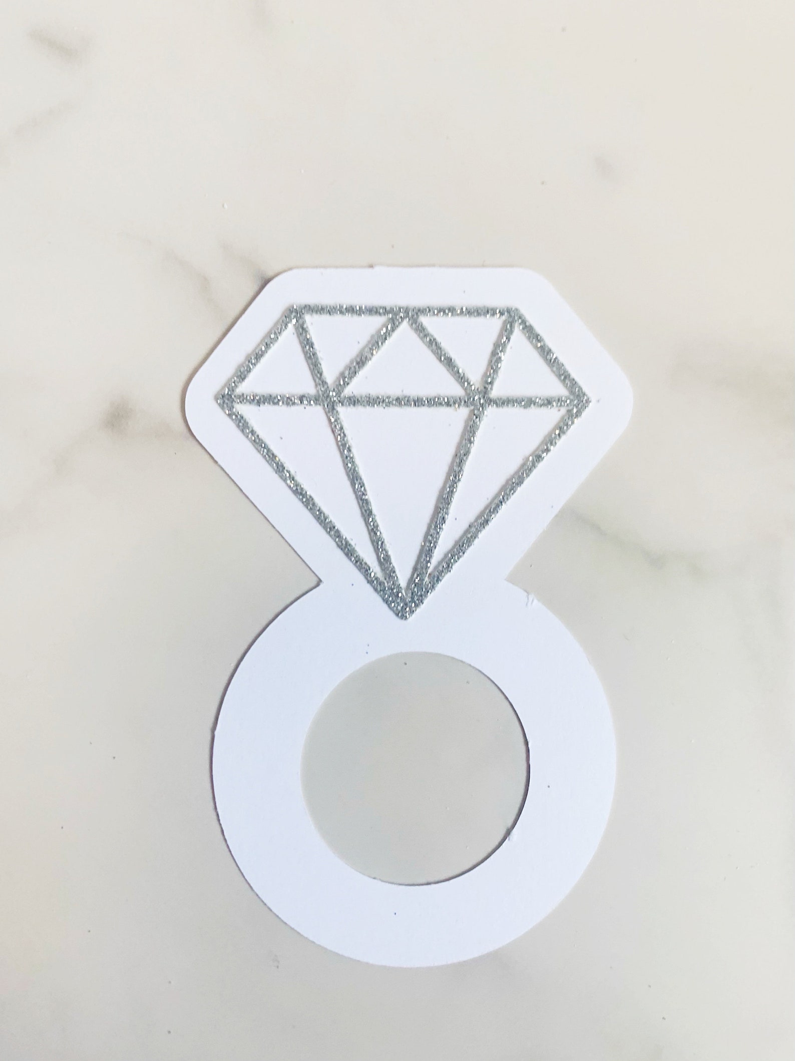 EOS Lip Balm Holder Diamond Ring, Bridal Shower, Bridesmaid Gifts ...