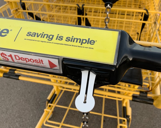 Canadian Cart Coin Keys, 3D Printed, Quarter, Loonie, Wallmart Cart ...