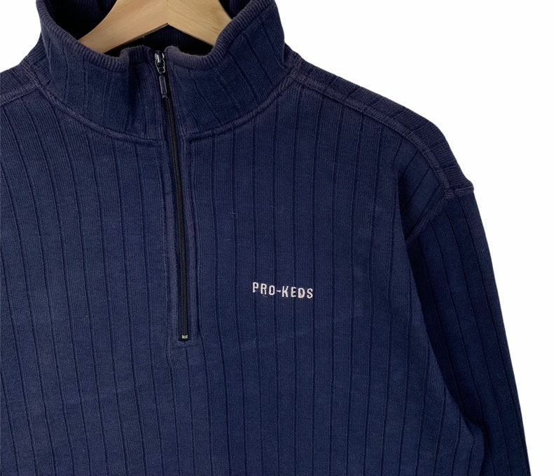 Vintage Pro-keds Stripe Pullover Sweatshirt Blue - Etsy