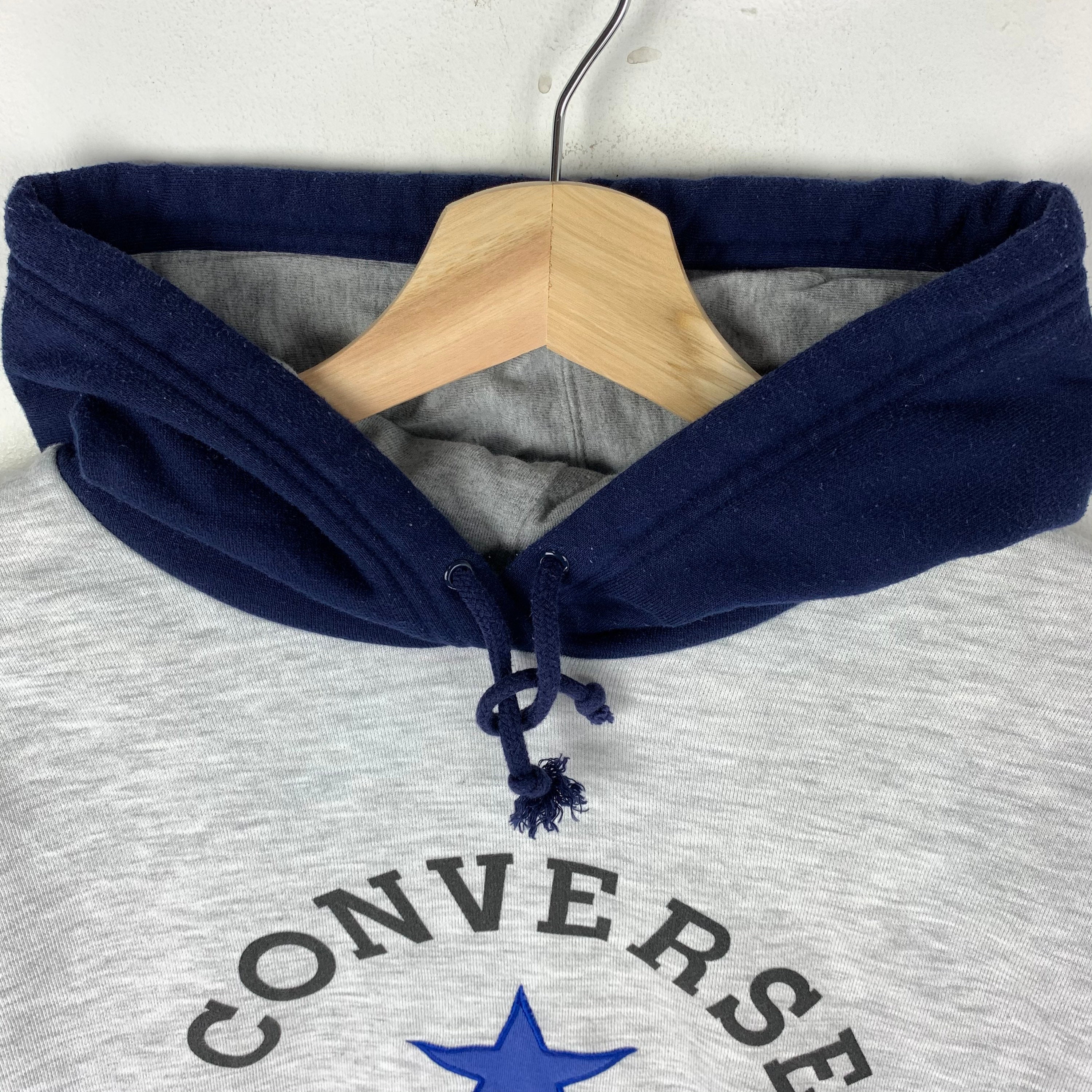 Converse Big Logo sudadera con capucha Pullover Jumper - Etsy España