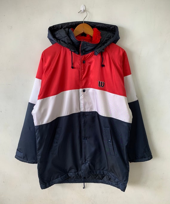 Vintage Wilson Pro Staff Big Logo Multicolor Jacket S… - Gem