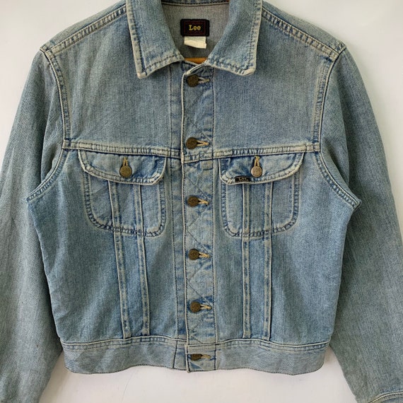 Vintage Lee Riders Denim Jeans Jacket Size on Tag M Fit S - Etsy Vintage Lee Riders Denim Jeans Jacket Size on Tag M Fit S - Etsy