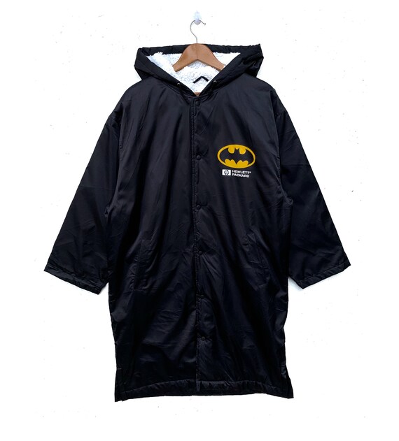 Vintage 1996 Batman Hewlett Packard Long Jacket Parka… - Gem