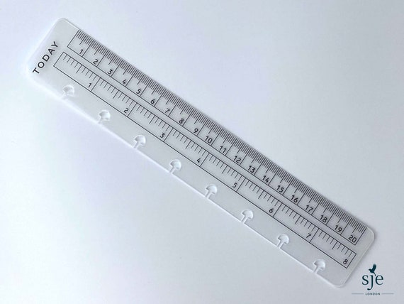 TODAY / 20 Cm / 8 Inch Ruler Page Marker for A5 Discbound - Etsy UK