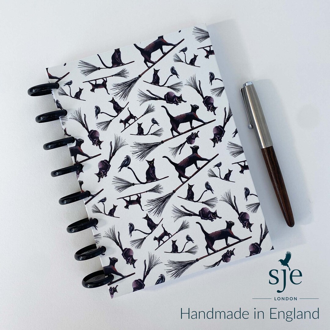 A5 Discbound REFILLABLE NOTEBOOK, SKETCHBOOK | Your Choice of Paper ...