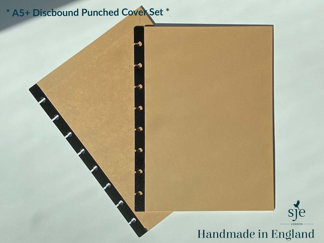 A5+ Discbound Cover Set, Punched for Discbound Refillable Notebooks ...