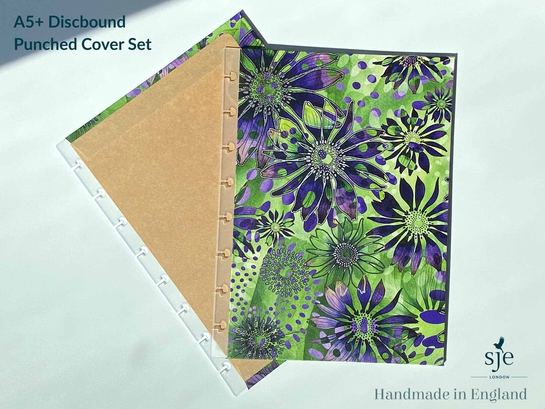 A5 Discbound Cover Set Punched for Discbound Refillable - Etsy