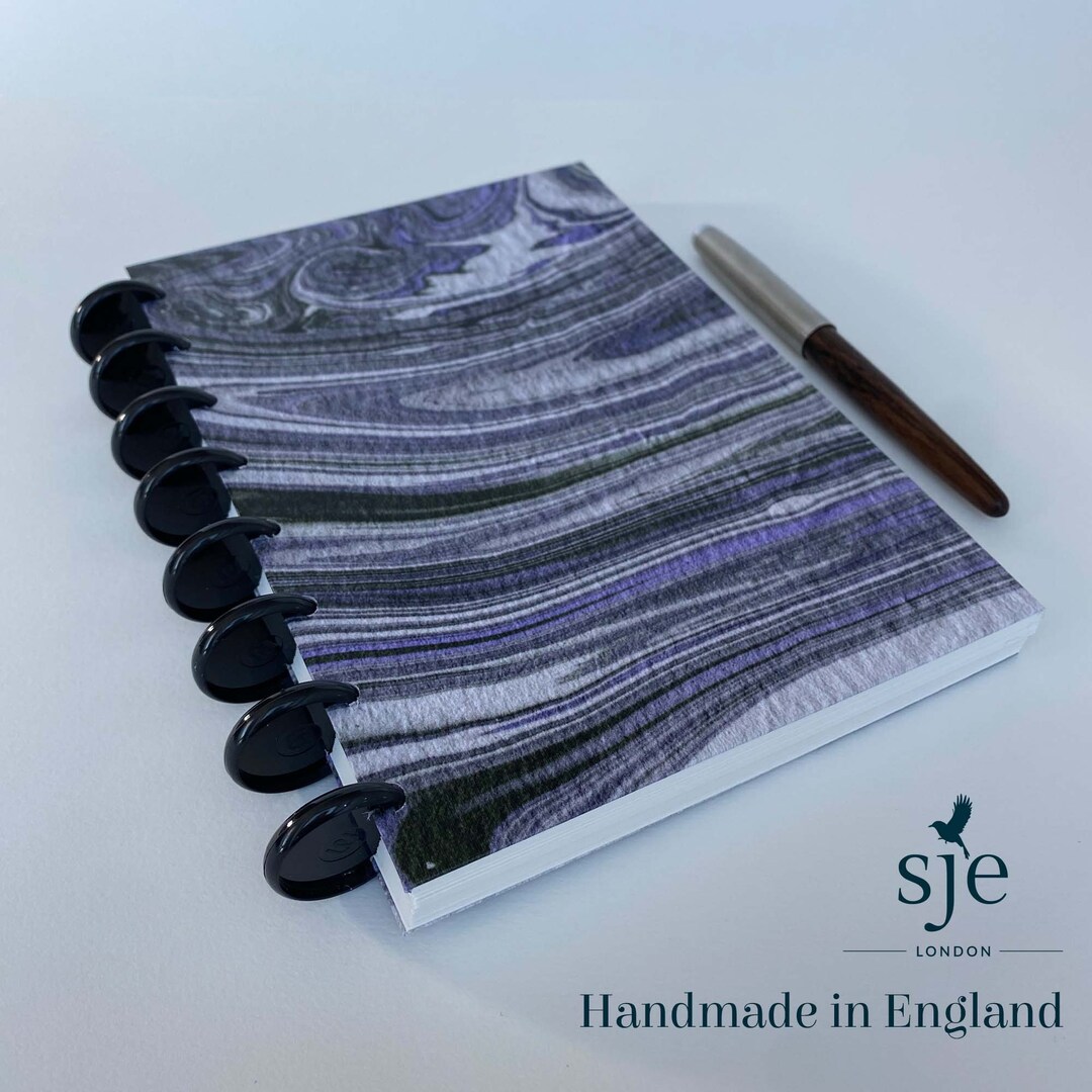 A5 Discbound Refillable NOTEBOOK, SKETCHBOOK Your Choice of Paper 29mm ...