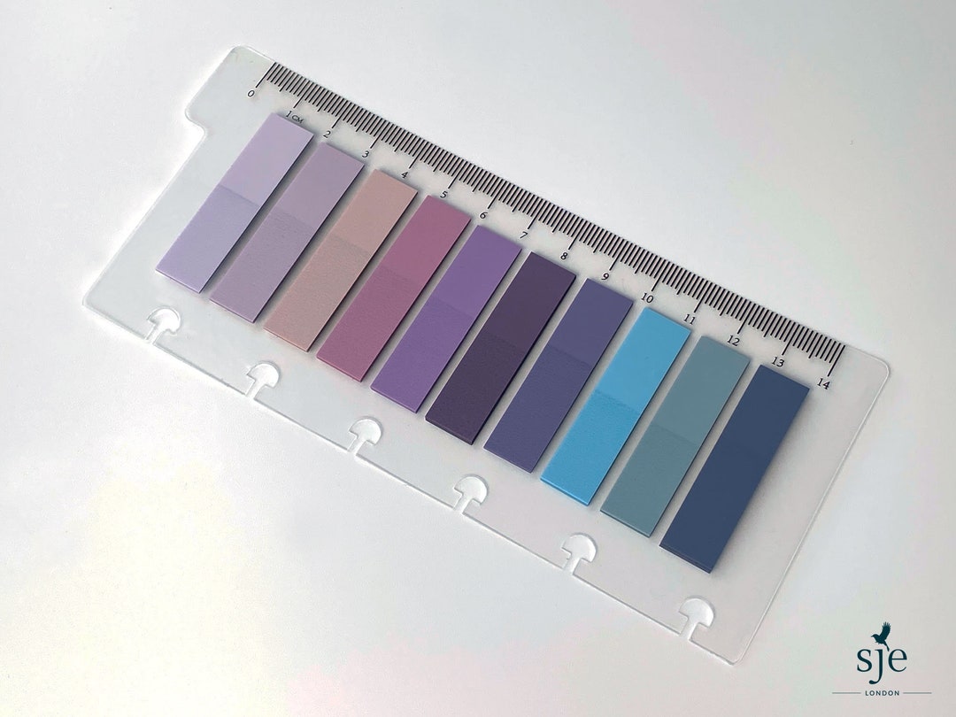 Discbound Punched Sticky Tabs / Page Markers Ruler Insert ...