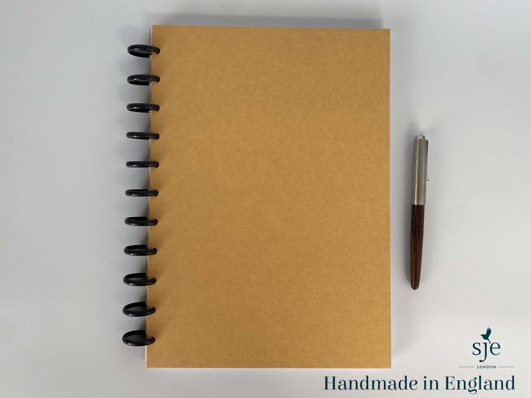 A4 Discbound Refillable Notebook, Sketchbook, Journal | Your Choice of ...