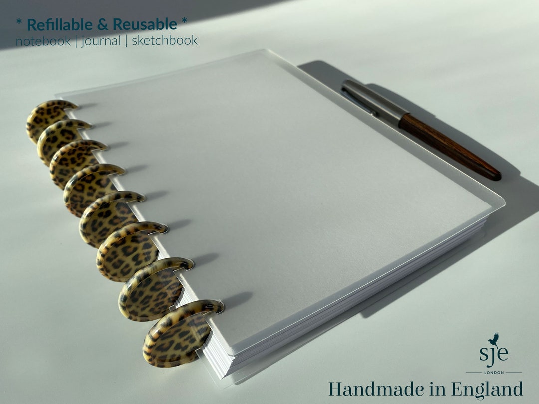 A5 Discbound Refillable Notebook, Sketchbook, Journal Your Choice of ...