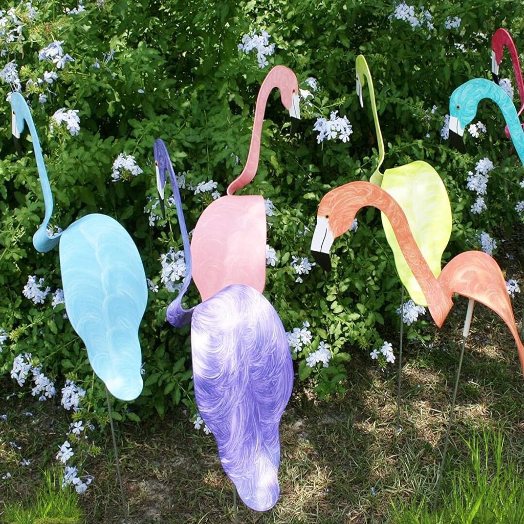 5 Large Bobbing Birds Pick Colors PVC Dancing Balancing Sculpture ...