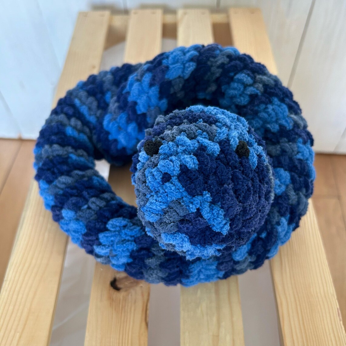 Blue Snake Plush - Etsy