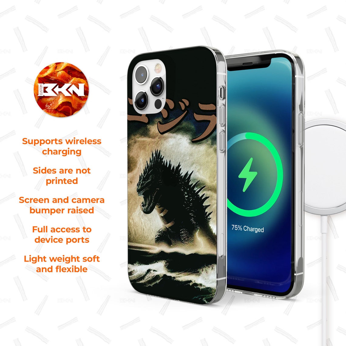 Mythical Creature Fictional Monster Zilla Phone Case for - Etsy