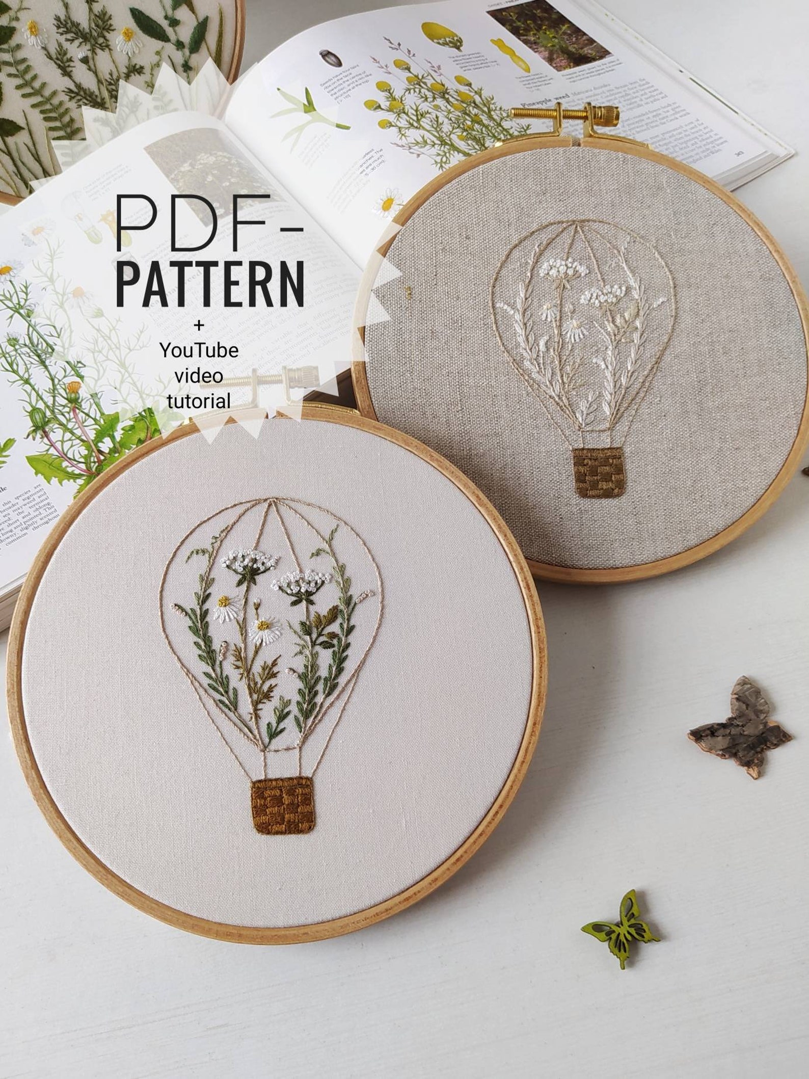 PDF Pattern/embroidery Pattern/detail Instruction/flower - Etsy